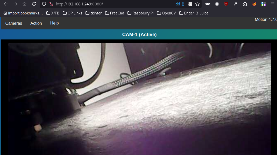 OctoPrint Camera Setup